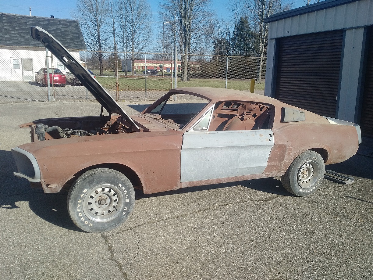 1968 Ford Mustang Fastback project SOLD 1413 - BenzaMotors